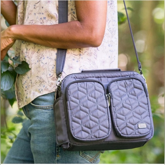 lug | Bags | Lug Quilted Black Messenger Bag | Poshmark